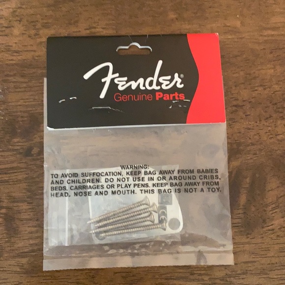 Fender | Other | Fender 4bolt Contoured Neck Plate Logo Chrome | Poshmark